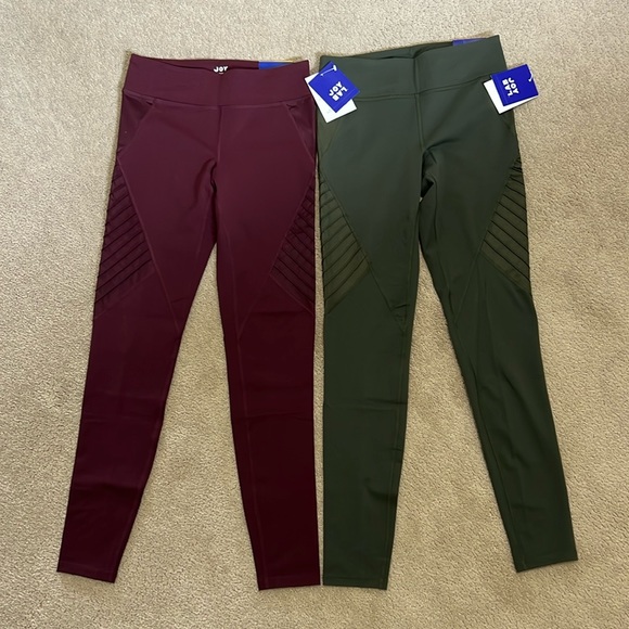 JoyLab | Pants & Jumpsuits | Nwt Joy Lab Lot Of 2 Mono Leggings Red ...